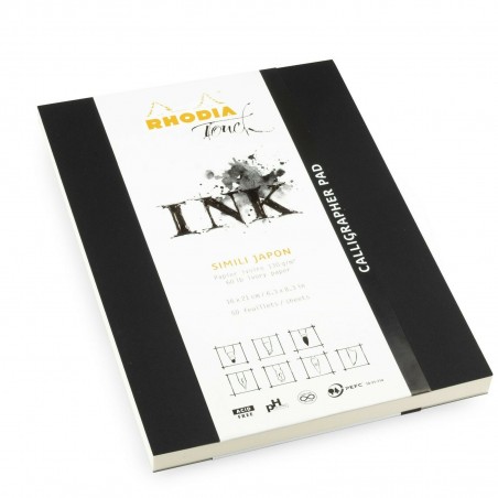 BLOC CALLIGRAPHER PAD A5+ - 50 FEUILLES 130G/M², RHODIA